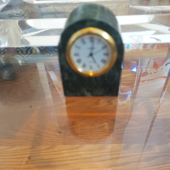 Leeman | Accents | Minature Marble Clock | Poshmark